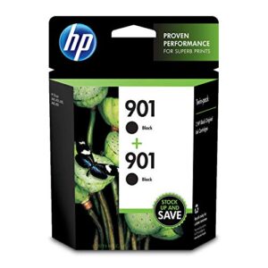 hp 901 | 2 ink cartridges | black | works with hp officejet 4500, j4500 series, j4680 | cz075fn