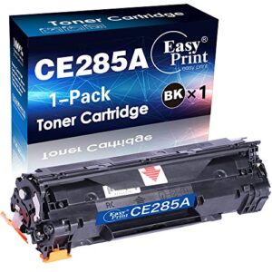 (1x black) compatible 85a ce285a toner cartridge 85a used for hp p1100 p1102w pro m1132 m1210 m1212nf m1214nfh m1217nfw m1219nf, by easyprint