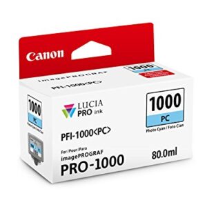 CanonInk Lucia PRO PFI-1000 Photo Cyan Individual Ink Tank