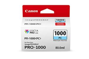 canonink lucia pro pfi-1000 photo cyan individual ink tank