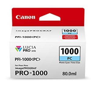 CanonInk Lucia PRO PFI-1000 Photo Cyan Individual Ink Tank