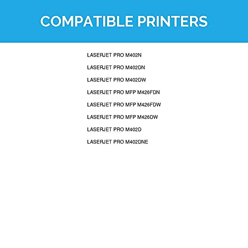 LD Products Compatible Replacement for HP 26X Toner Cartridge CF226X 26A CF226A for Laserjet Pro M402d M402dn M402dne M402dw M402n MFP M426fdw M426fdn MFP M426dw (High Yield Black, 2-Pack)