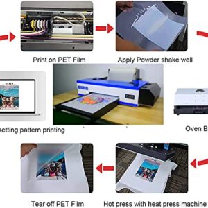 PUNEHOD A3 DTF Transfer Printer with Roll Feeder, Direct to Film Print-preheating Printer,L1800 DTF Printer for Dark and Light Clothing VS DTG Printer (A3 DTF Printer+Oven)