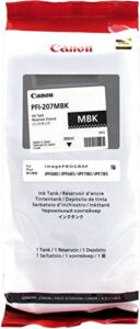 canon 8788b001 pfi-207mbk ink tank 300ml for ipf680 ipf685 ipf780 ipf785