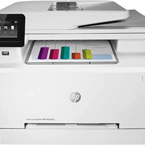 HP Laserjet Pro MFP M283fdw Wireless All-in-One Color Laser Printer, Mobile Print&Scan&Copy&Fax, Duplex Print, 22ppm, 2.7" Touchscreen, Wi-Fi, Compatible with Alexa(7KW75A), Lanbertent Printer Cable