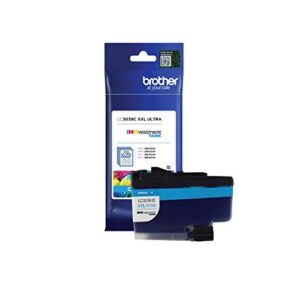 brother genuine lc3039c, single pack ultra high-yield cyan inkvestment tank ink cartridge, page yield up to 5,000 pages, lc3039, amazon dash replenishment cartridge