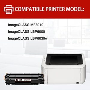 CRG-125 Toner 125: UOTYUE Toner CRG125 (3484B001) Compatible Replacement for Canon 125 Cartridge Works with ImageCLASS MF3010 LBP6000 LBP6030w Printer (1-Pack, Black)