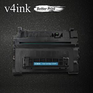 v4ink Compatible Toner Cartridge Replacement for HP 64A CC364A (1-Pack) Work with Laserjet P4014 P4014n P4014dn P4015 P4015n P4015tn P4015dn P4015x P4515 P4515n P4515tn P4515x P4515xm Printer