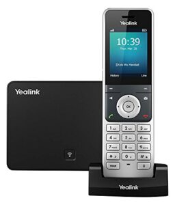 yealink yea-w56p business hd ip dect cordless voip phone and device,silver