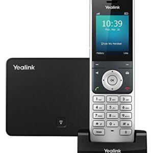 Yealink YEA-W56P Business HD IP Dect Cordless Voip Phone and Device,Silver