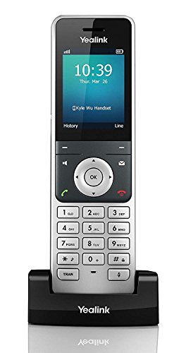 Yealink YEA-W56P Business HD IP Dect Cordless Voip Phone and Device,Silver