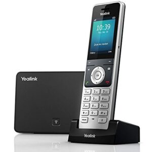 Yealink YEA-W56P Business HD IP Dect Cordless Voip Phone and Device,Silver