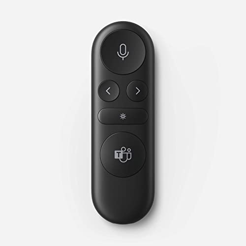 Microsoft Presenter+ (2022), Wireless and Bluetooth Presentation Clicker for PowerPoint, Advanced Built-in Features, Black Color