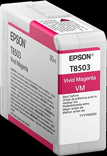 Epson T850300 T850 UltraChrome HD Vivid Magenta -Ink