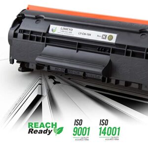 LINKYO Compatible Toner Cartridge Replacement for Canon 104 (Black)