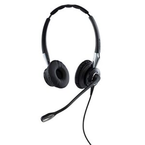 jabra 2400 ii usb duo cc ms wired headset – black