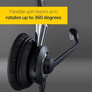 Jabra 2400 II USB Duo CC MS Wired Headset - Black