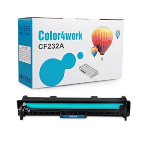 color4work compatible drum unit replacement for hp 32a cf232a imaging drum 1-pack, use for hp laserjet m203, mfp m227fdw, m227fdn, m148fdw, m148dw, m118dw printer