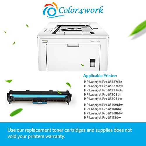 Color4work Compatible Drum Unit Replacement for HP 32A CF232A Imaging Drum 1-Pack, use for HP Laserjet M203, MFP M227fdw, M227fdn, M148fdw, M148dw, M118dw Printer