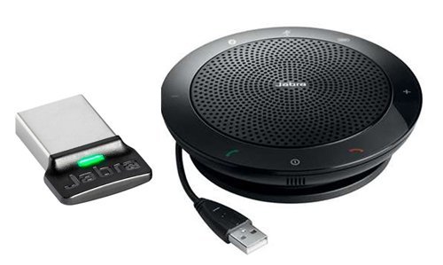 Jabra Speak 510+ with Link 360 – USB & Bluetooth Speakerphone Optimized for UC