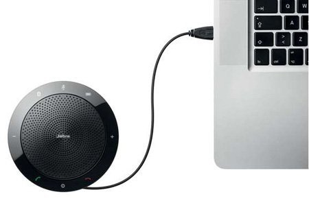 Jabra Speak 510+ with Link 360 – USB & Bluetooth Speakerphone Optimized for UC