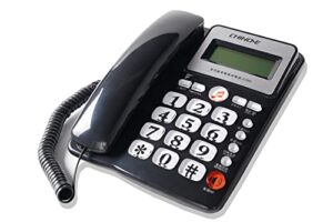 dual interface wired telephone,adjustable display strength, 24 ring tones optional, caller id fixed telephone, suitable for office, front desk, home, hotel and other scenes