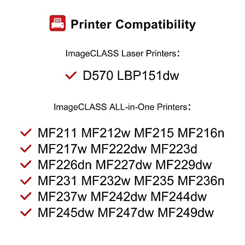 CRG137 137 Toner Compatible Replacement for Canon 137 Black Toner Cartridge CRG137 Compatible with ImageCLASS D570 MF232w MF242dw MF236n MF249dw MF244dw MF247dw MF227dw MF229dw 3D Printer