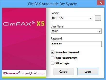 CimFAX A5 Paperless Fax Machine Send Fax from PC/Mobile Phone via Fax Line 24/7 Anytime Anywhere Fax Remotely Fax Server 5 Users Fax2email