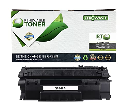 RT 49A Toner Compatible Cartridge Replacement for HP Q5949A | Laser Printers 1160 1320 1320N 1320T 1320TN 1320NW 3390 3392 Office Printer Ink