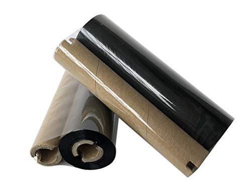 Officeuct Thermal Transfer Ribbon 4.33"x244'(110mmx74m)-1 Roll. Resin Enhanced Wax Barcode Black Ribbon 1/2 Inch Core Ink Outside for Zebra Eltron Datamax Zebra TLP2844 TLP2442 GC420t GK420t GX420t