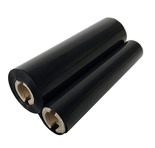 Officeuct Thermal Transfer Ribbon 4.33"x244'(110mmx74m)-1 Roll. Resin Enhanced Wax Barcode Black Ribbon 1/2 Inch Core Ink Outside for Zebra Eltron Datamax Zebra TLP2844 TLP2442 GC420t GK420t GX420t