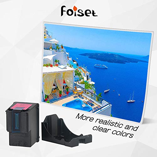 Foiset Remanufactured Inkjet 65XL (1 Black, 1 Color) Replacement for HP 65XL 65 XL Ink Cartridge for Envy 5055 5052 5058 DeskJet 3755 2655 3720 3722 3723 3752 3758 2652 2624 High Yield