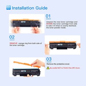 LxTek 48A CF248A Toner Cartridges Compatible Toner Cartridge Replacement for HP 48A CF248A to Compatible with Laserjet Pro M15w M29w MFP M28w M16w Pro M30w M31w Printer, 2 Pack