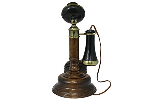 Opis 1921 Cable C: The Wood Candlestick Retro Telephone/Antique Phone/Old Phone/Retro Phone/Rotary Phone/Old Telephone/Vintage Phone/Vintage Telephone / 50s Phone/Antique landline Phone