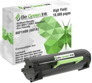 bgi 60f1h00 601h remanufactured toner cartridge replacement for lexmark mx310dn mx611de mx511de mx410de mx611dhe mx610de mx511dhe mx510de mx511dte mx611dte mx611dfe | high yield 10,000 | made in usa