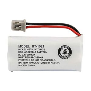 uniden bt-1021 replacement rechargeable battery for many uniden phone systems and cordless handsets, nickel metal hydride rechargeable battery, dc 2.4v 300mah