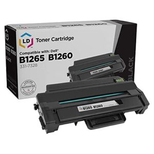 ld compatible toner to replace dell 331-7328 (rwxnt) black toner cartridge for your dell b1260dn & b1265dnf laser printer