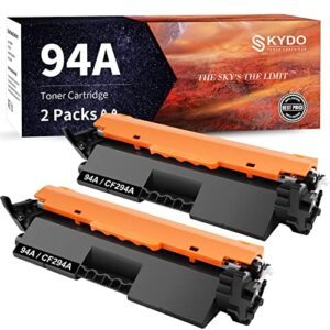 compatible cf294a 94a toner cartridge replacement for hp 94a cf294a 94x cf294x work with laserjet pro m118dw, laserjet pro mfp m148fdw, m148dw, m118, m148, 118dw, 148dw 148fdw(black, 2 packs)