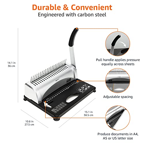 Amazon Basics Comb Binding Machine