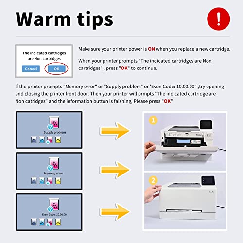 MYCARTRIDGE SUPRINT 414A with Chip Compatible Toner Cartridge Replacement for HP 414A W2020A 414X use with Color Laserjet Pro MFP M479fdn M454dw M454dn M479fdw M454 Printer 4 Pack W2020A Toner