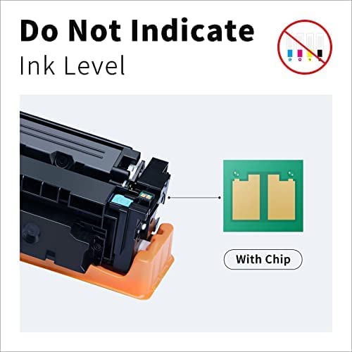 MYCARTRIDGE SUPRINT 414A with Chip Compatible Toner Cartridge Replacement for HP 414A W2020A 414X use with Color Laserjet Pro MFP M479fdn M454dw M454dn M479fdw M454 Printer 4 Pack W2020A Toner