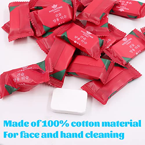 Compressed Towel, Disposable Face Compressed Towels, Soft Compressed Hand Wipe, Portable Compressed Coin Tissue for Travel/Home/Outdoor Activities（9.4X10.8in/20PCS）