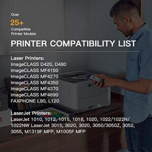 E-Z Ink (TM) Compatible Toner Cartridge Replacement for Canon 104 CRG-104 FX-10 FX-9 to use with FAXPHONE L90 L120 ImageClass D420 D480 MF4350d MF4150 MF4270 MF4370 MF4690 Printer (Black, 4 Pack)