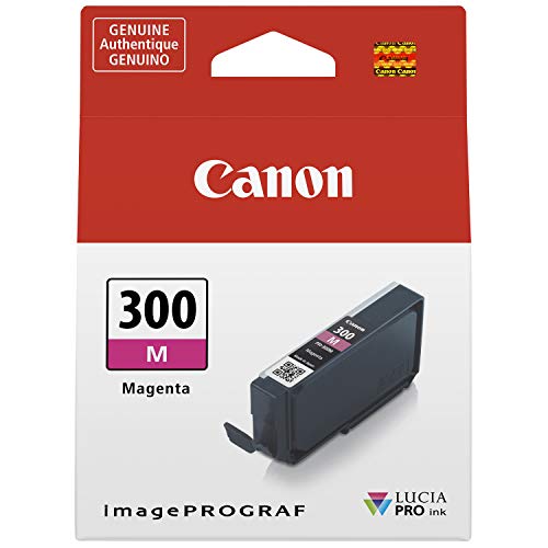 Canon PFI-300 Lucia PRO Ink, Magenta, Compatible to imagePROGRAF PRO-300 Printer