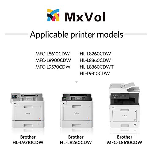 MxVol Compatible Brother TN-436 TN436BK TN436 Toner Cartridge High Yield Toner, use for Brother HL-L8360CDW HL-L8260CDW MFC-L8610CDW MFC-L8900CDW Printer (Black 1-Pack)