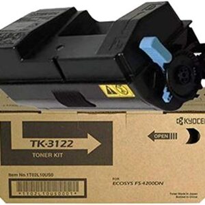 Kyocera Mita TK-3122 1T02L10US0 FS-4200 4300 M3550 3560 Toner Cartridge (Black) in Retail Packaging