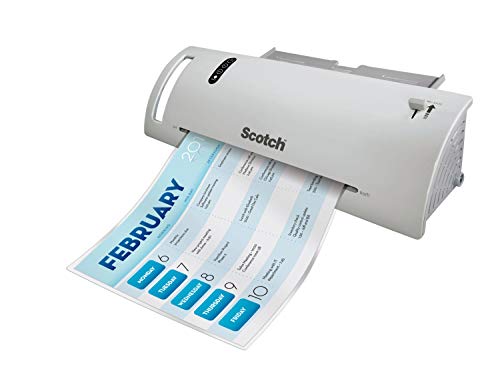 Scotch Thermal Laminating Pouches, 3 Mil thick, Durable, Clean Finish, Professional, Quality, 8.9 x 11.4-Inches, 20-Pack, Clear (TP3854-20)