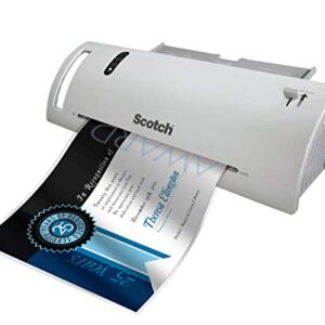 Scotch Thermal Laminating Pouches, 3 Mil thick, Durable, Clean Finish, Professional, Quality, 8.9 x 11.4-Inches, 20-Pack, Clear (TP3854-20)