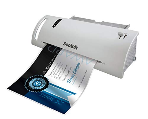 Scotch Thermal Laminating Pouches, 3 Mil thick, Durable, Clean Finish, Professional, Quality, 8.9 x 11.4-Inches, 20-Pack, Clear (TP3854-20)