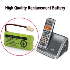 BT183342/BT283342 2.4V 400mAh Ni-MH Battery Pack Compatible with Cordless Phone Batteries BT166342/BT266342 BT162342/BT262342 (4 Pack BT183342)